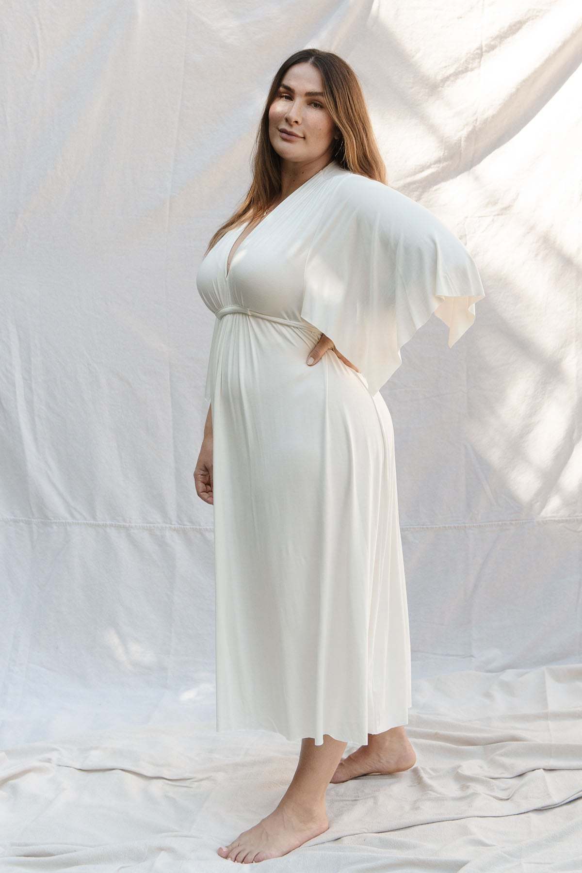 Rachel Pally White Label Mid-Length Caftan - White | Garmentory