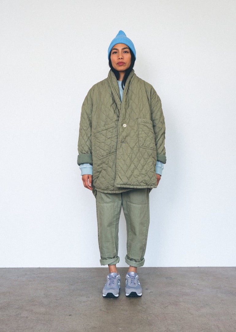 Nico NicoEllis Quilted Coat - Avocado | Garmentory