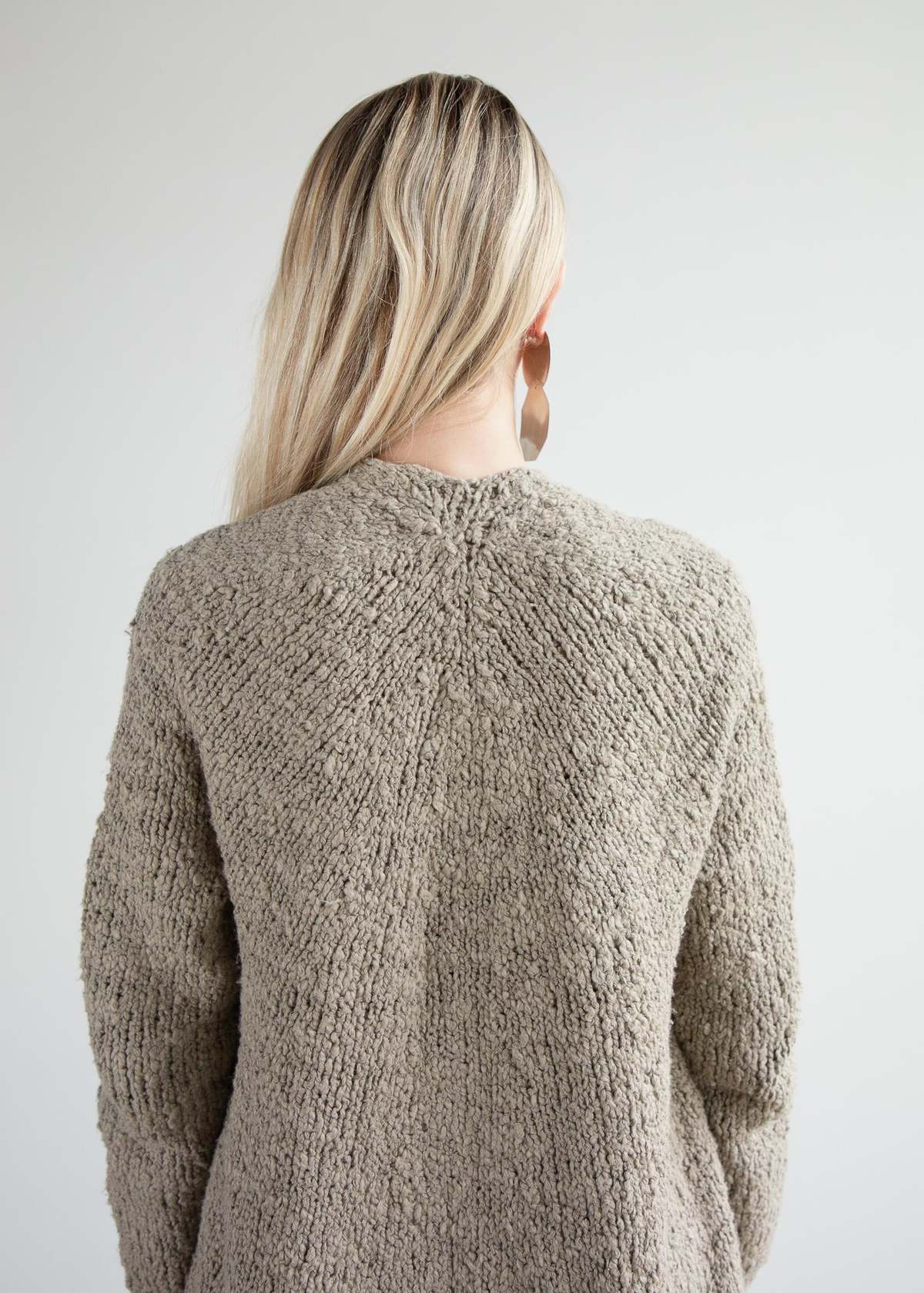 Lauren Manoogian Handknit Yoke Cardigan - Slab | Garmentory