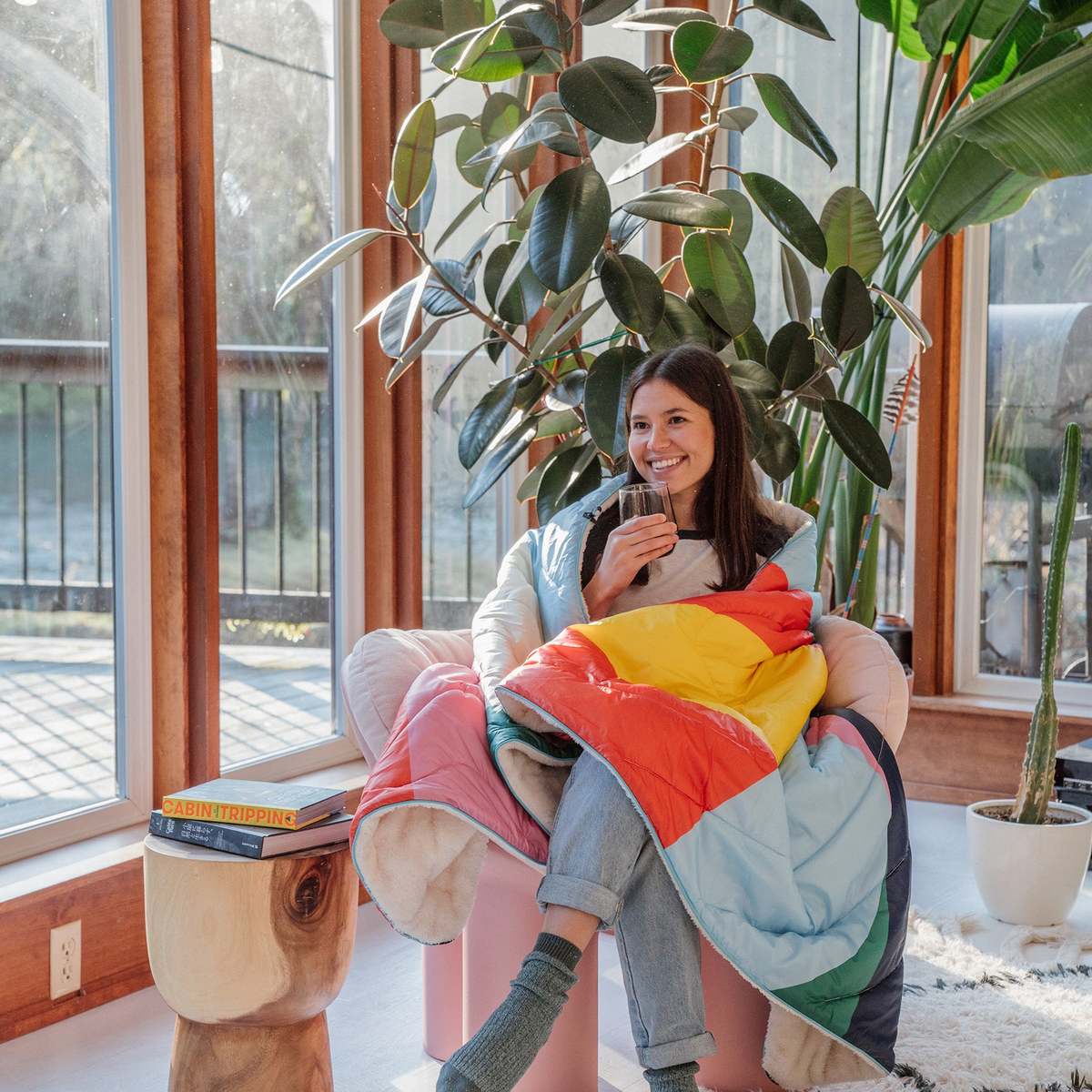 Rumpl x Poketo Sherpa Blanket - Swell | Garmentory