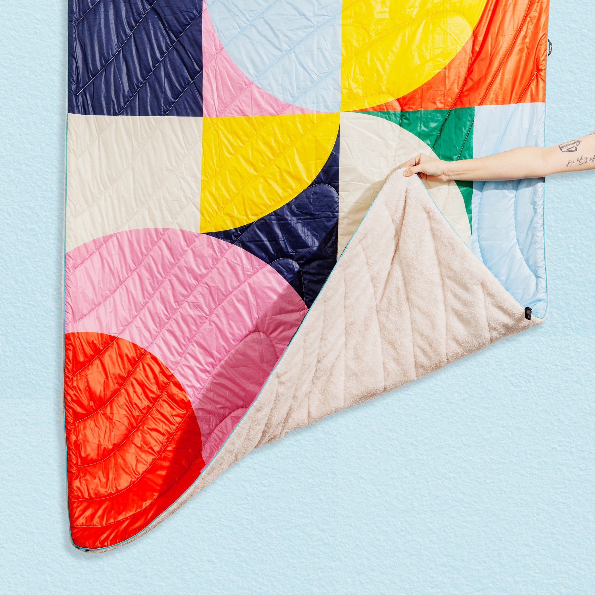 Rumpl x Poketo Sherpa Blanket - Swell | Garmentory