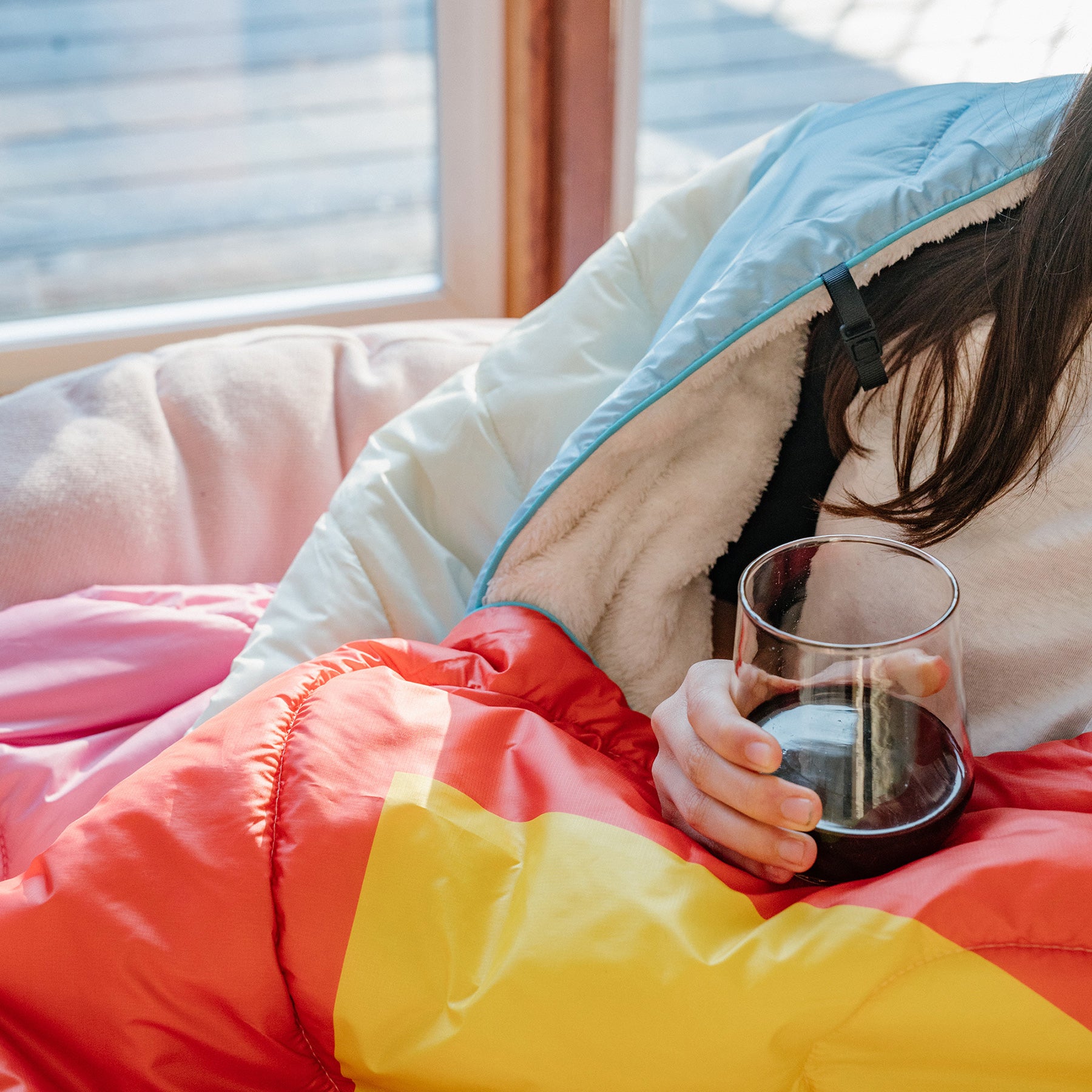 Rumpl x Poketo Sherpa Blanket - Swell | Garmentory