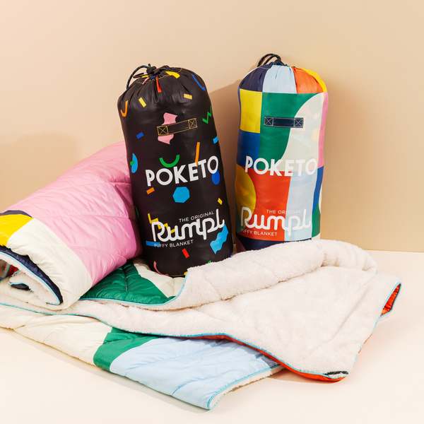 Rumpl x Poketo Sherpa Blanket - Swell | Garmentory