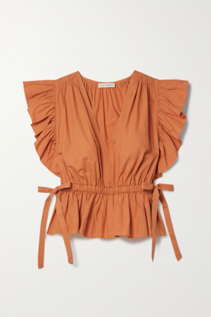 Ulla Johnson Iyla Top - Clay | Garmentory