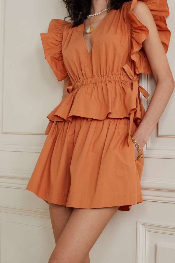 Ulla Johnson Iyla Top - Clay | Garmentory