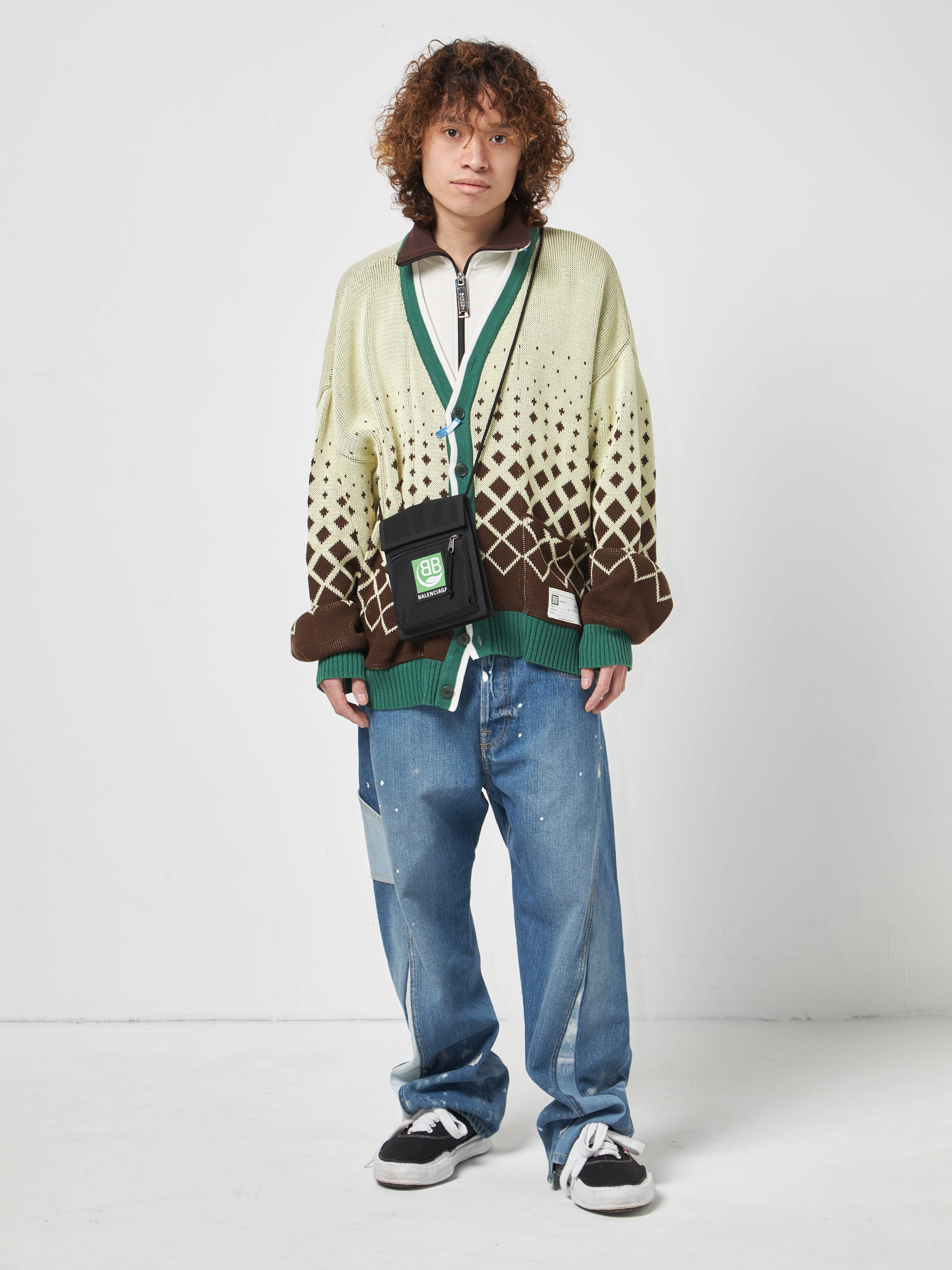 Miharayasuhiro Zipped Button Double Cardigan | Garmentory