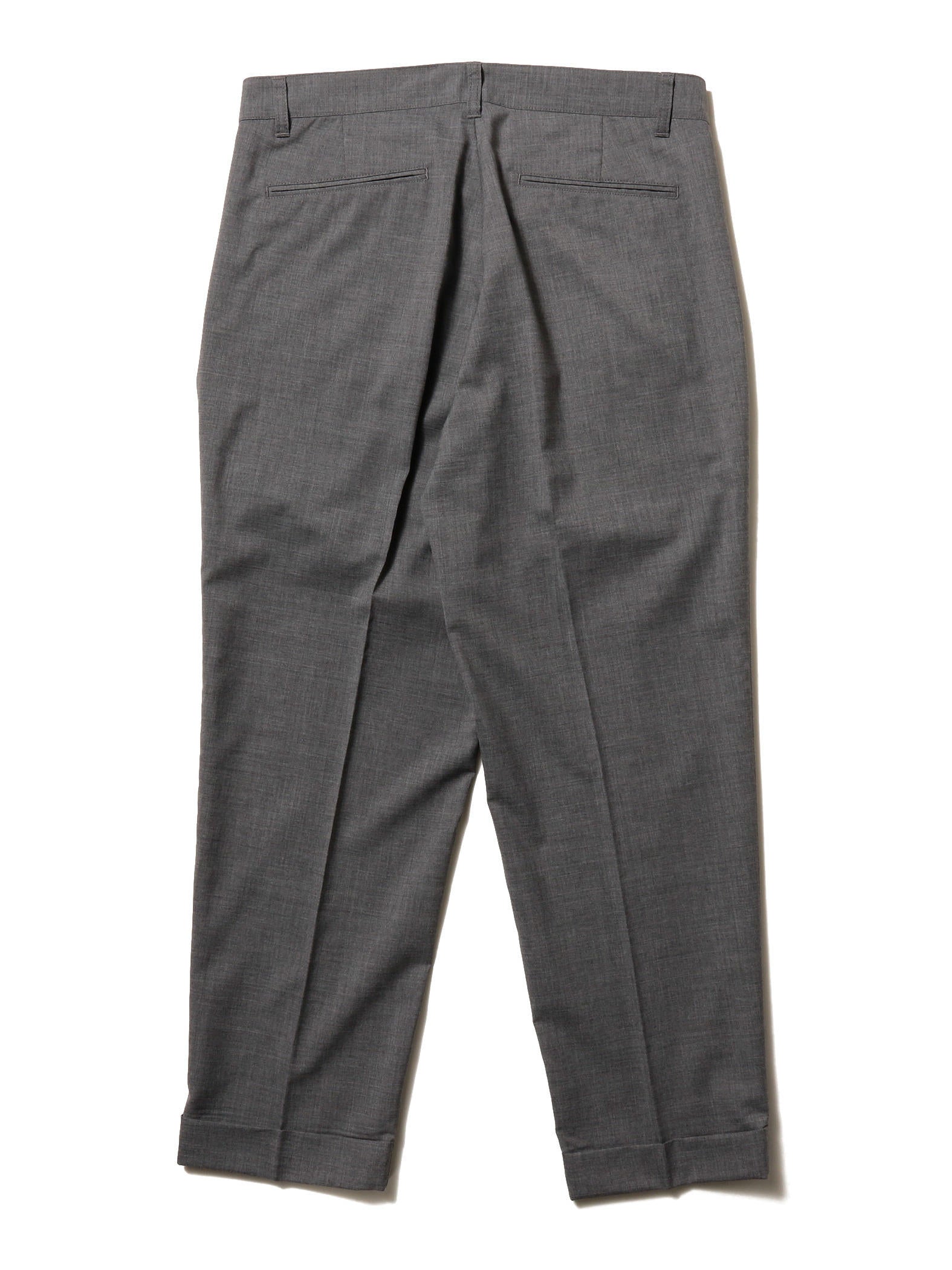 Beams Plus 1Pleat Combat Wool Tropical Pants - Grey | Garmentory