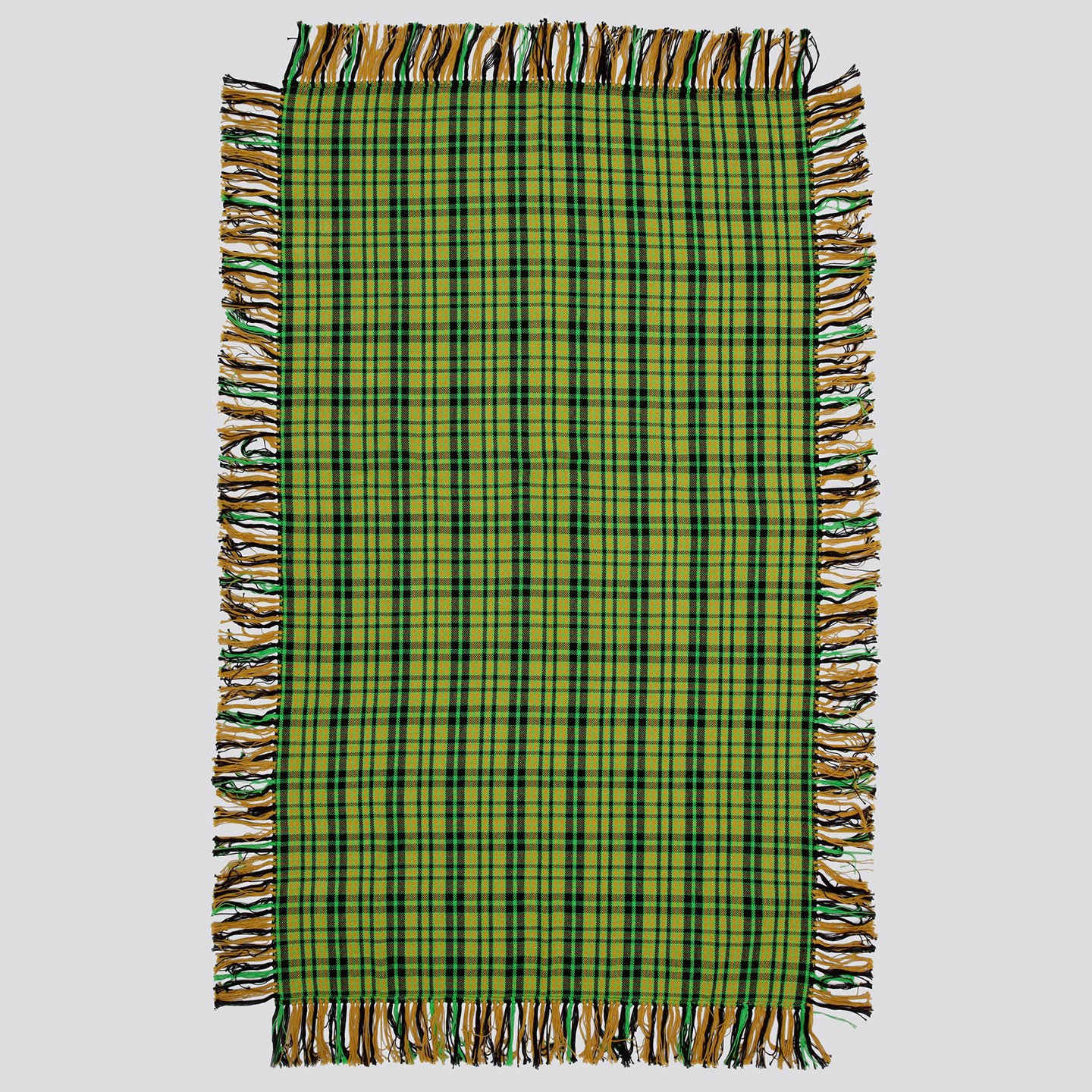 Rachel Comey Hera Blanket - Green Multi Picnic Weave | Garmentory