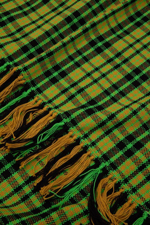 Rachel Comey Hera Blanket - Green Multi Picnic Weave | Garmentory