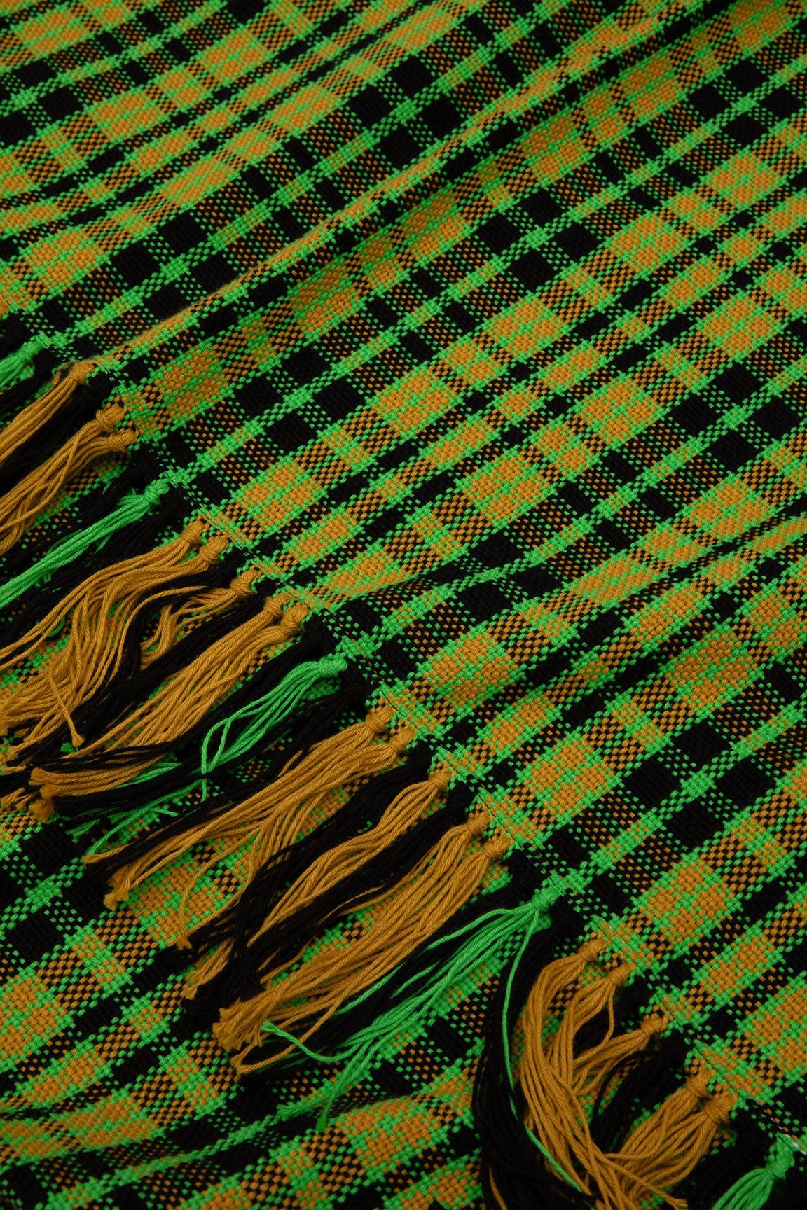 Rachel Comey Hera Blanket - Green Multi Picnic Weave | Garmentory