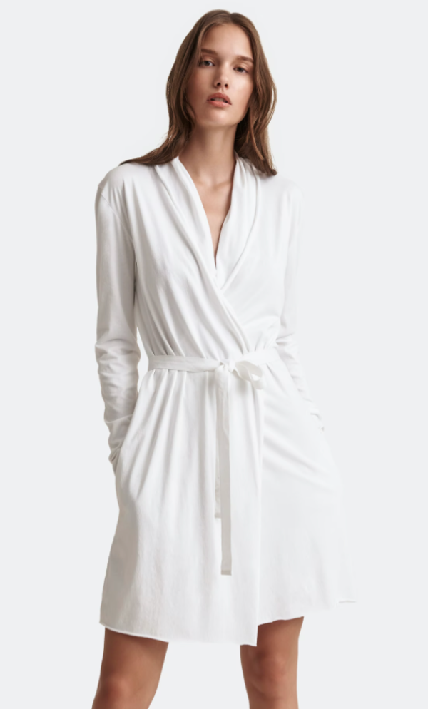 Skin Double Layer Wrap Robe | Garmentory