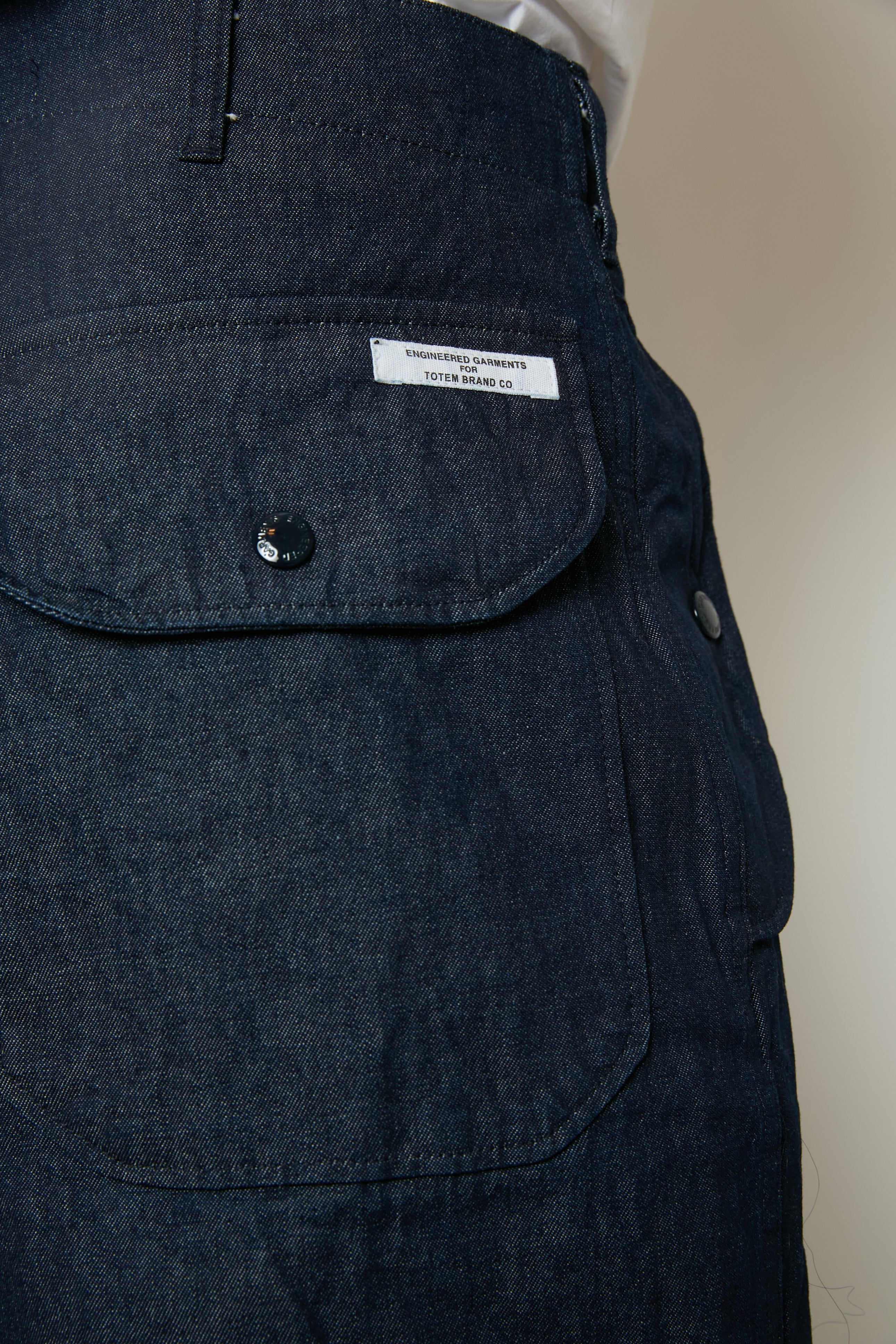 Engineered Garments x Totem Brand Co. Industrial 8oz Denim Over Pant ...