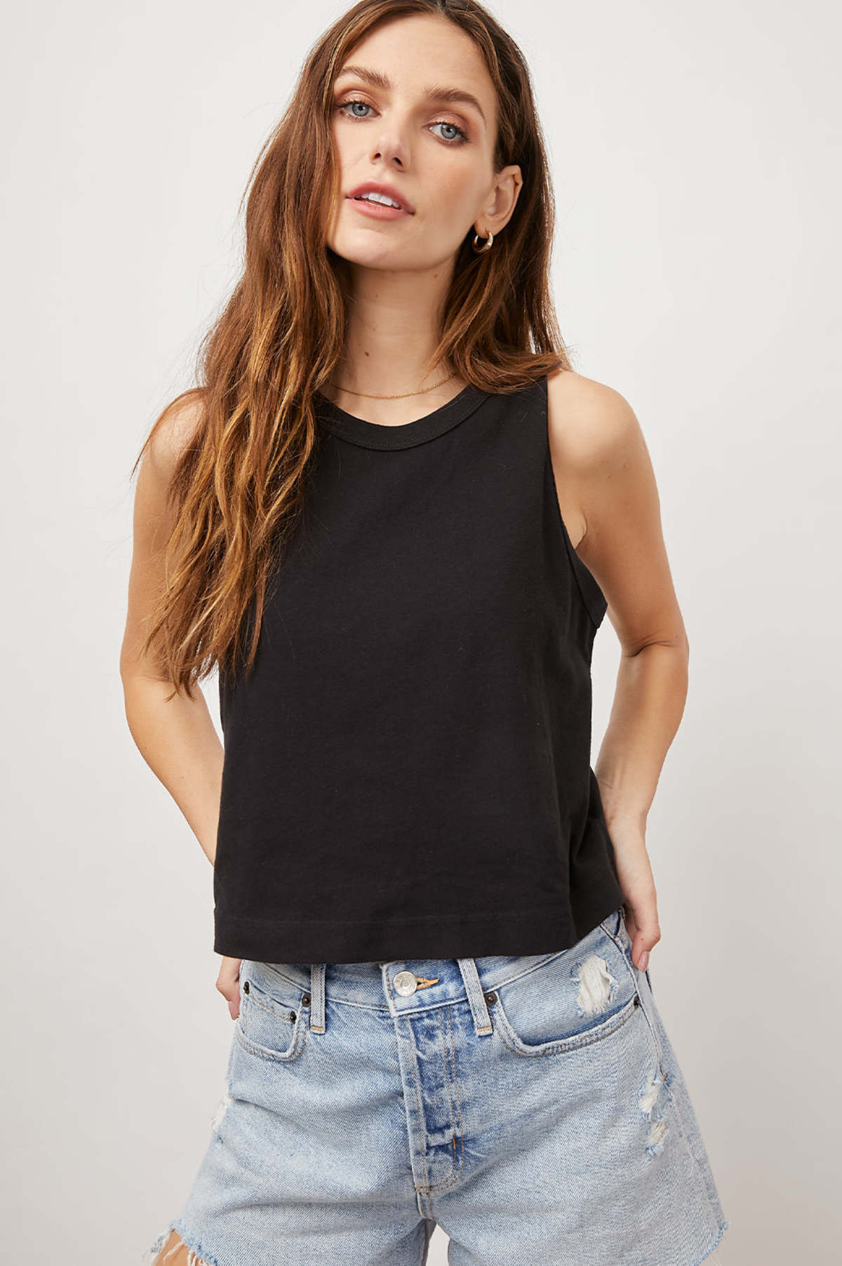 Rails The Boxy Tank - Black | Garmentory