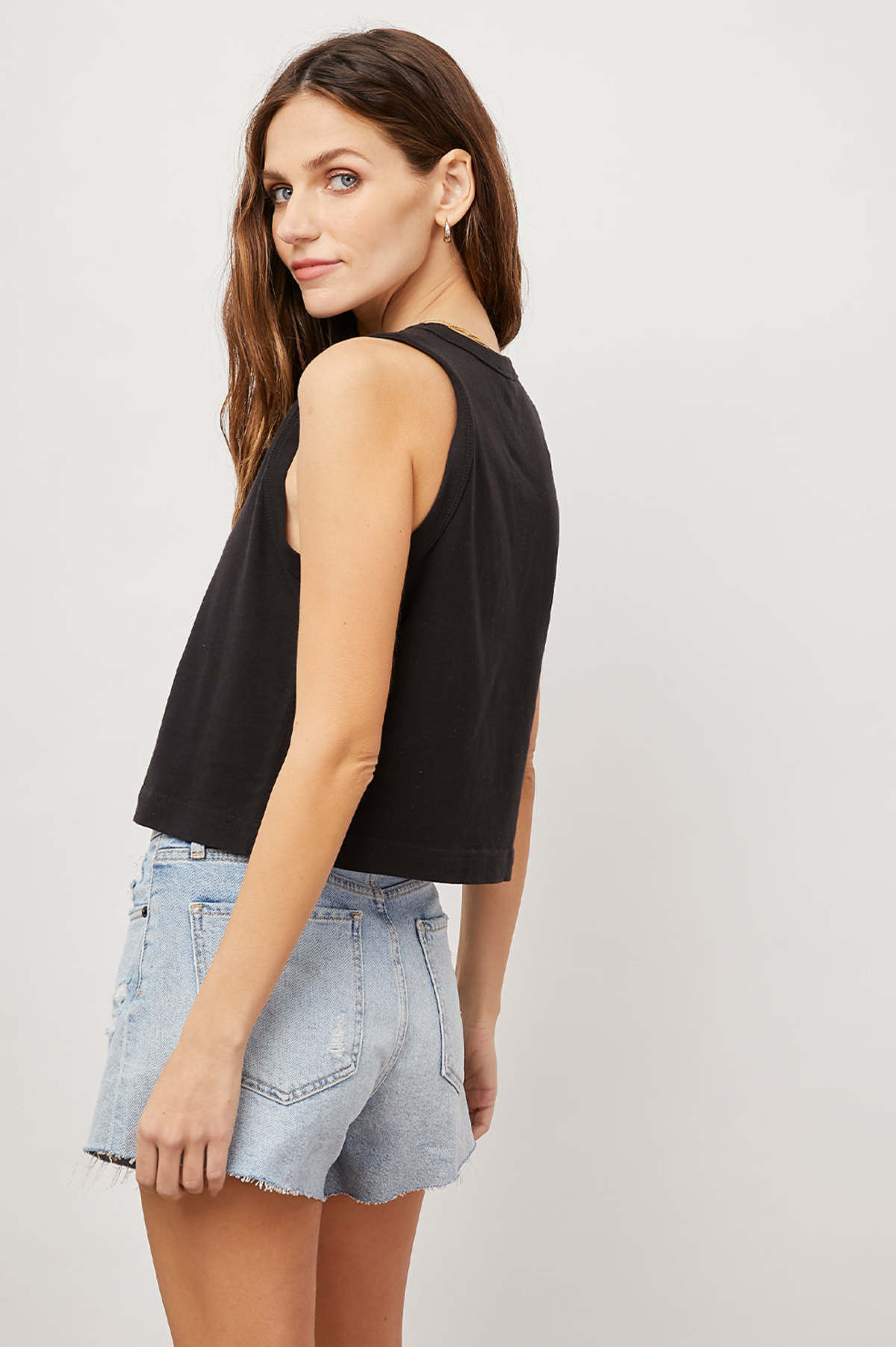 Rails The Boxy Tank - Black | Garmentory