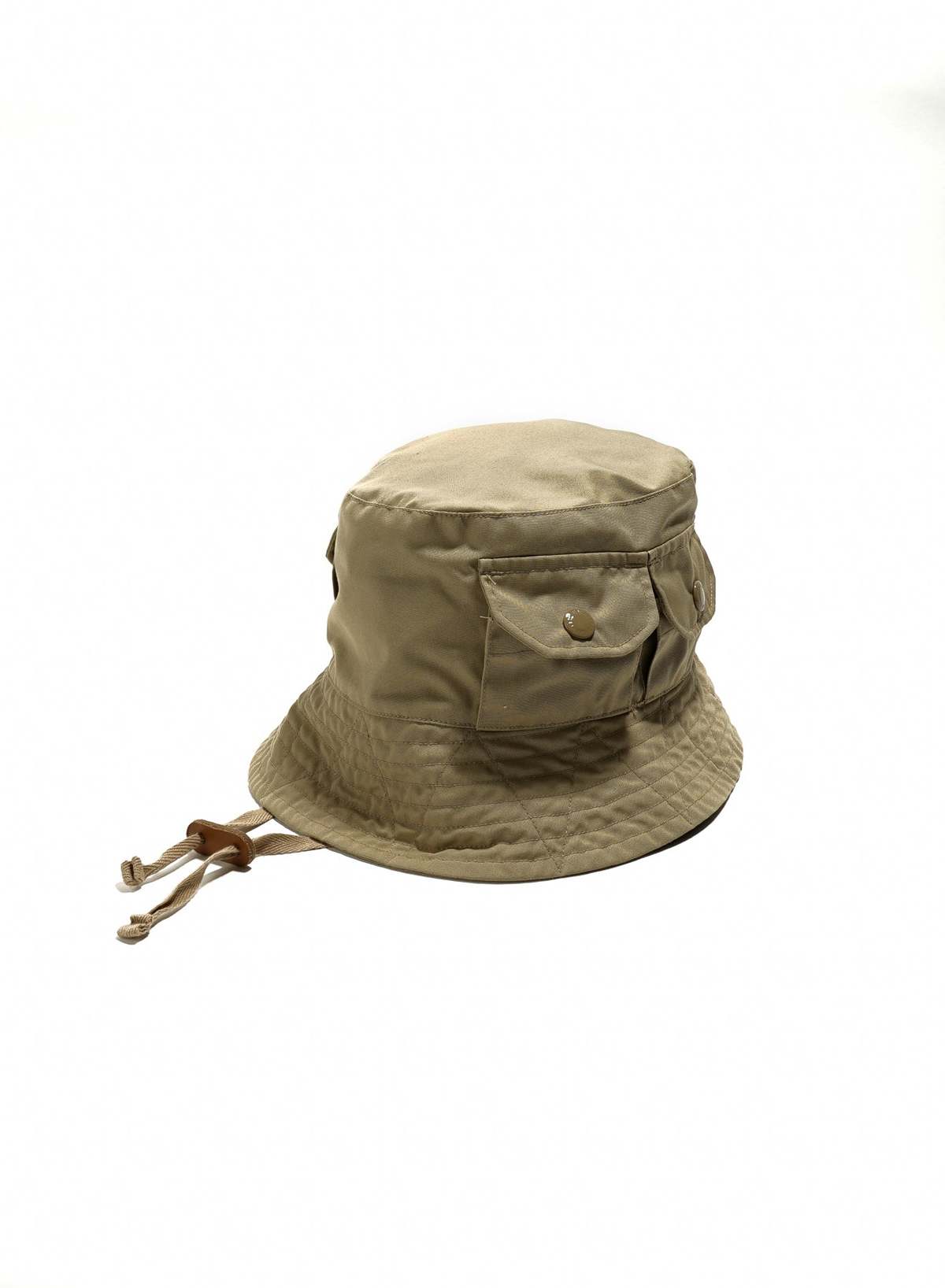 Engineered Garments PC Poplin Explorer Hat - Khaki | Garmentory