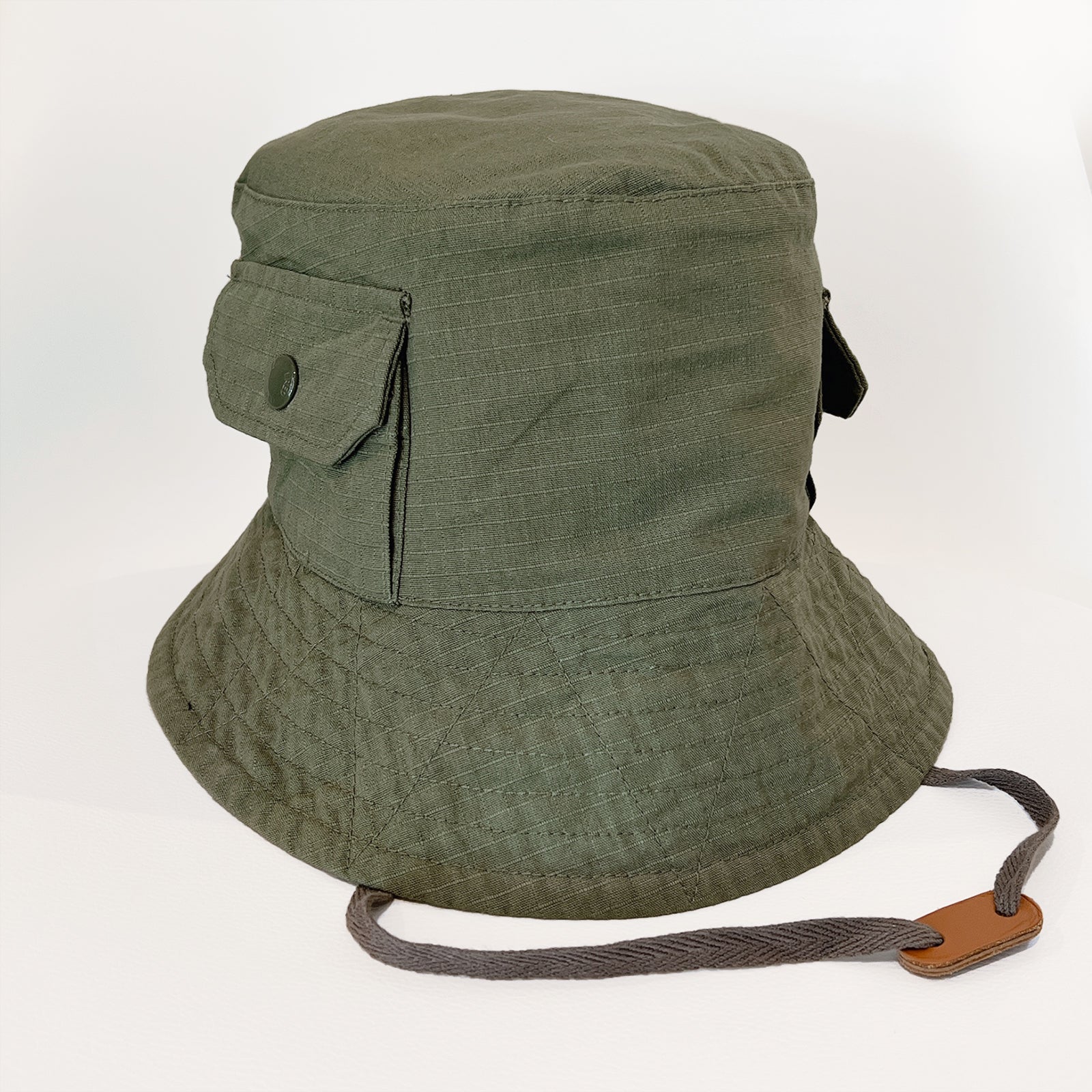 Engineered Garments Cotton Ripstop Explorer Hat - Olive | Garmentory