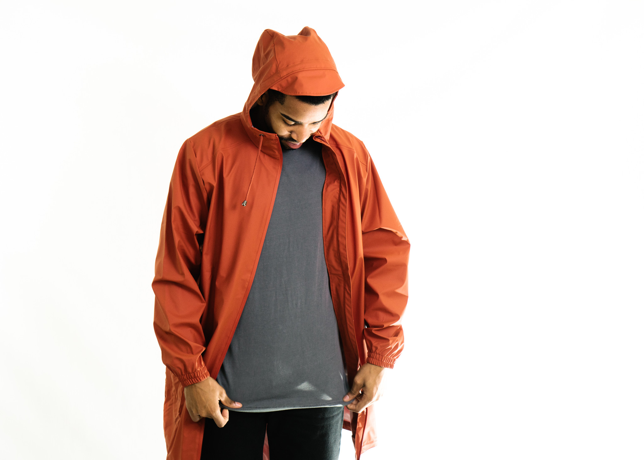 Rains Parka (Rust) | Garmentory