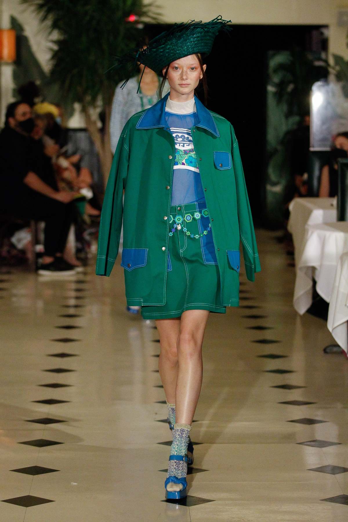Anna Sui Denim Chore Jacket - Colorblock | Garmentory