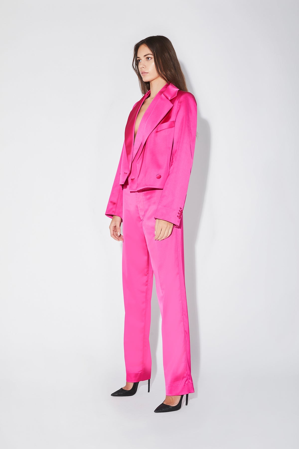 RtA Oaklee Blazer - Fuschia | Garmentory