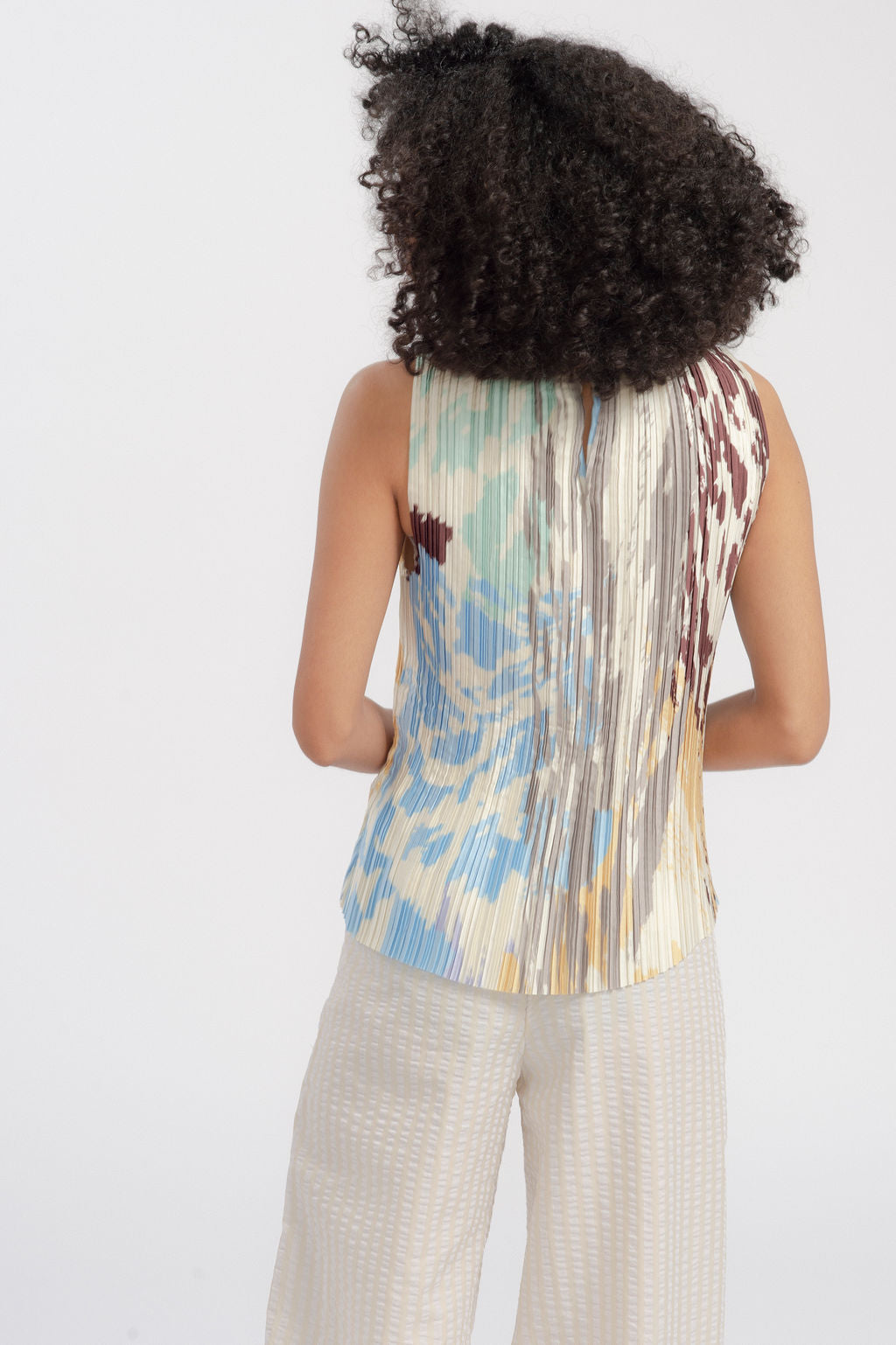 Stine Goya Edith Top - Multi Cheetah | Garmentory