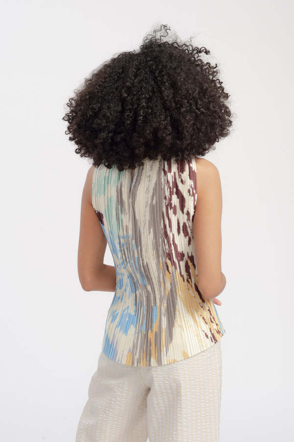 Stine Goya Edith Top - Multi Cheetah | Garmentory