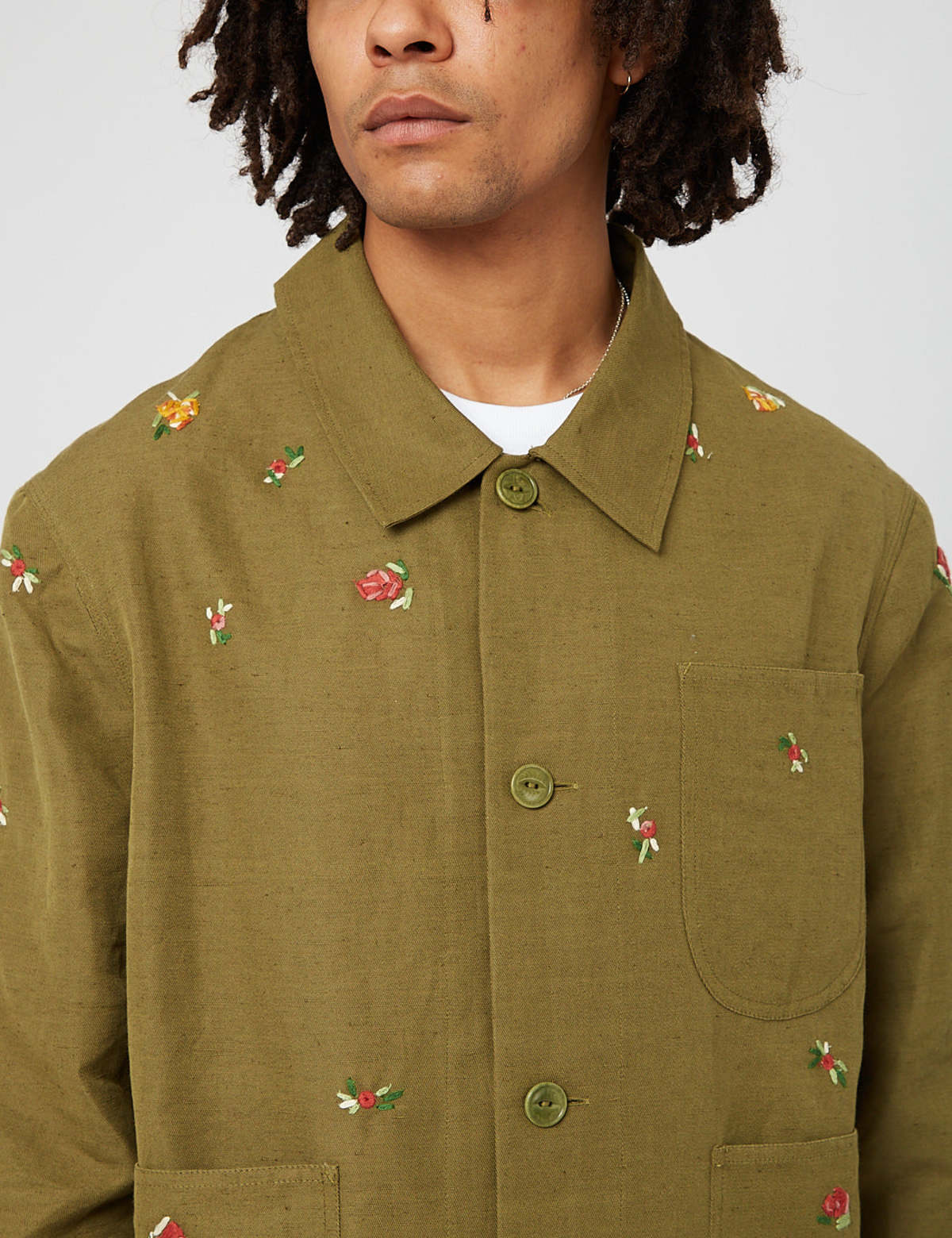 YMC Labour Chore Jacket - Olive Green | Garmentory