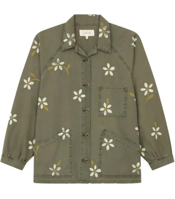 The Great. The Commodore Jacket - Army Western Floral Stamp | Garmentory