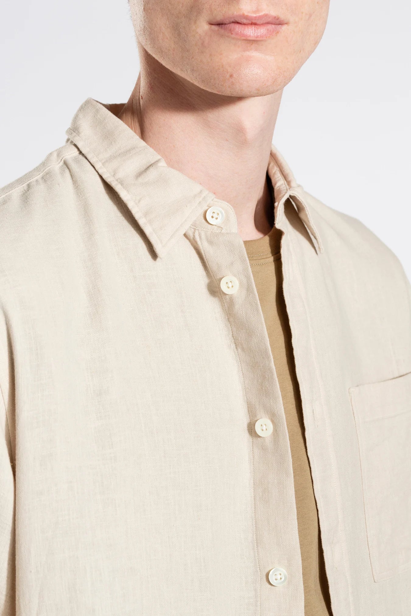 Norse Projects Thorsten Cotton Linen - Oatmeal | Garmentory