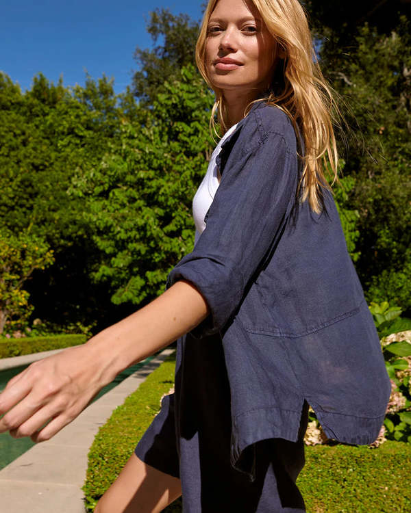 Michael Stars Whitney Shacket - Admiral | Garmentory