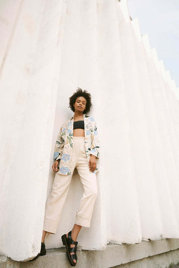 Eve Gravel Pantalon Crocus | Garmentory