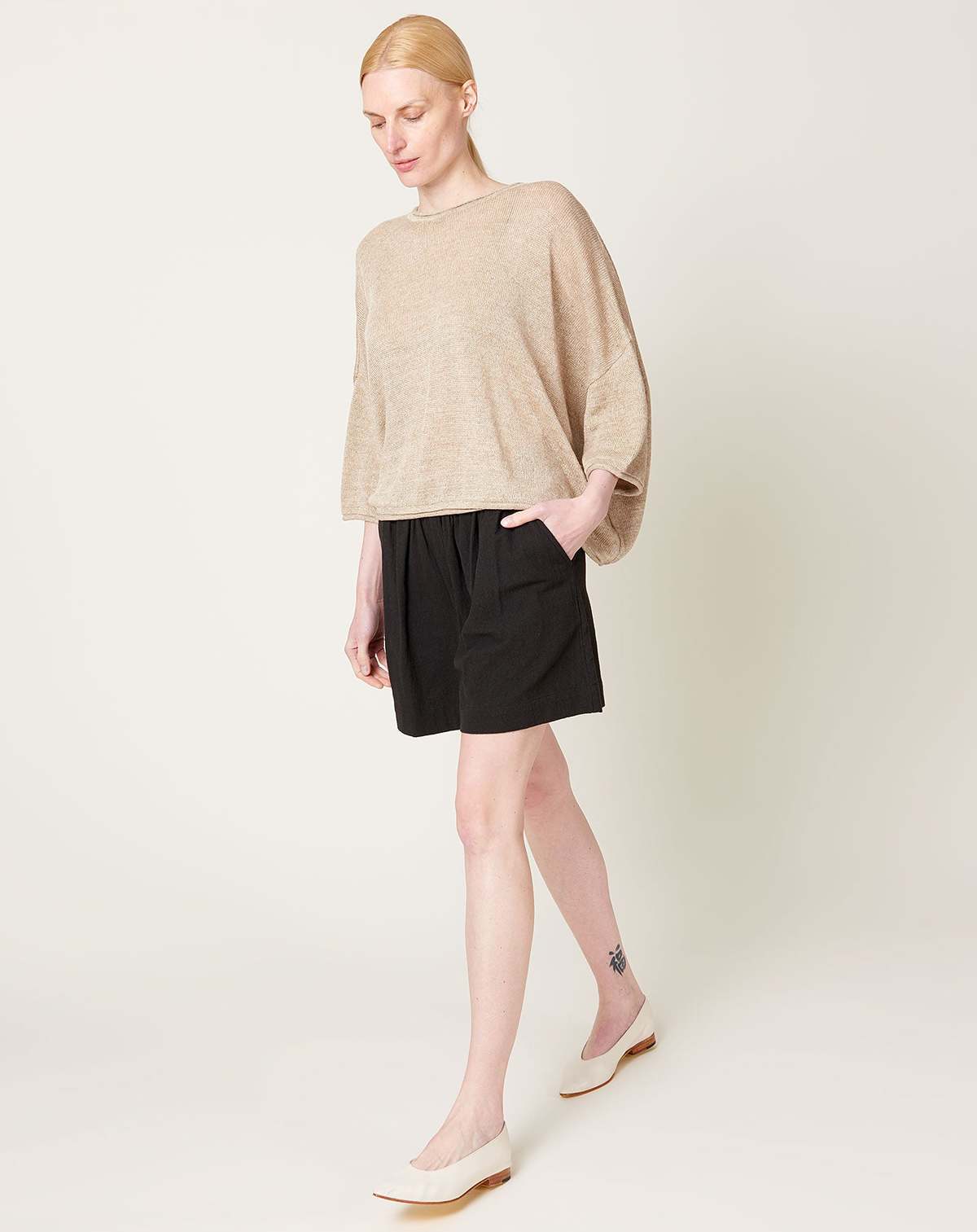 skall studio Poppy Shorts - Black Structure | Garmentory