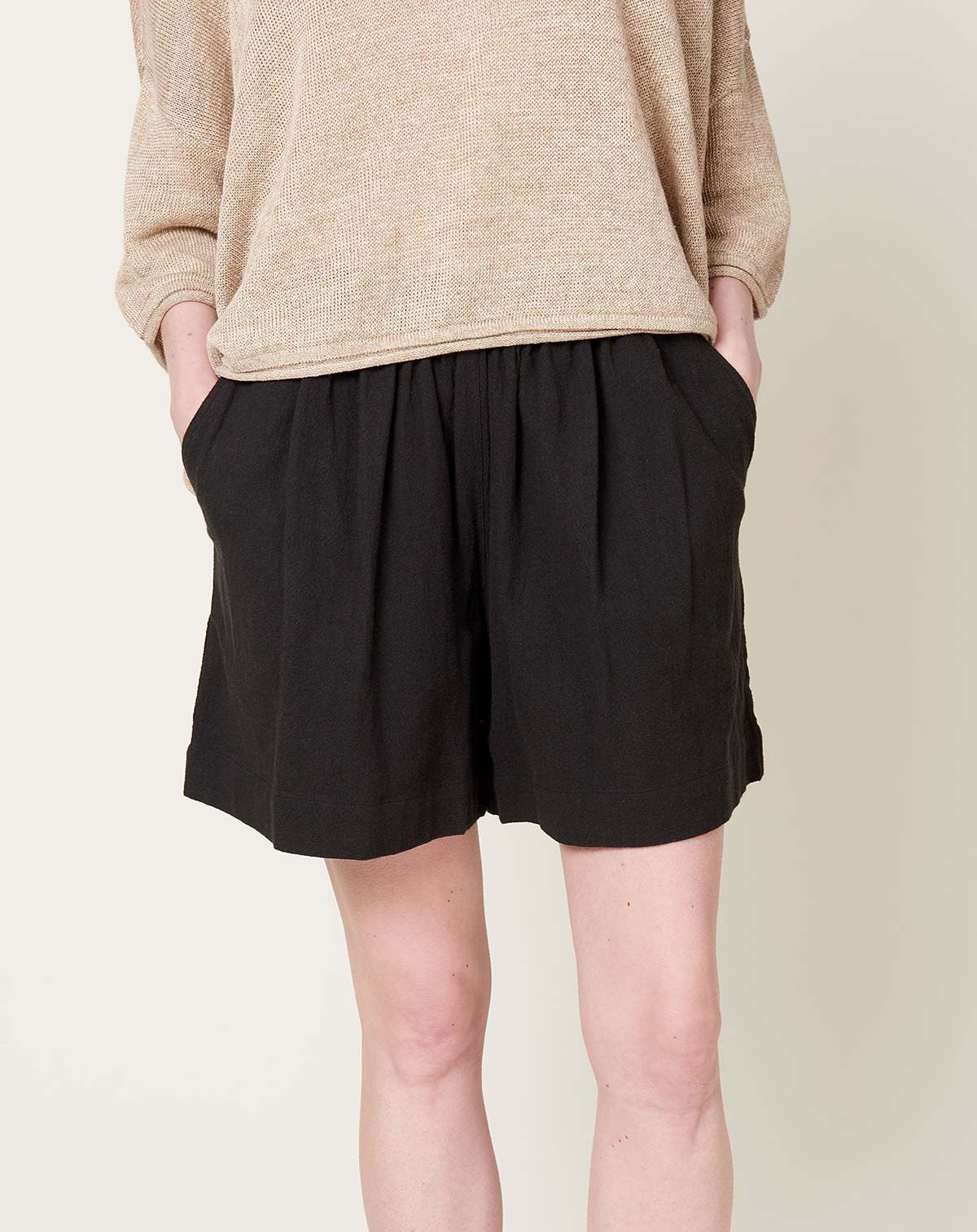 skall studio Poppy Shorts - Black Structure | Garmentory