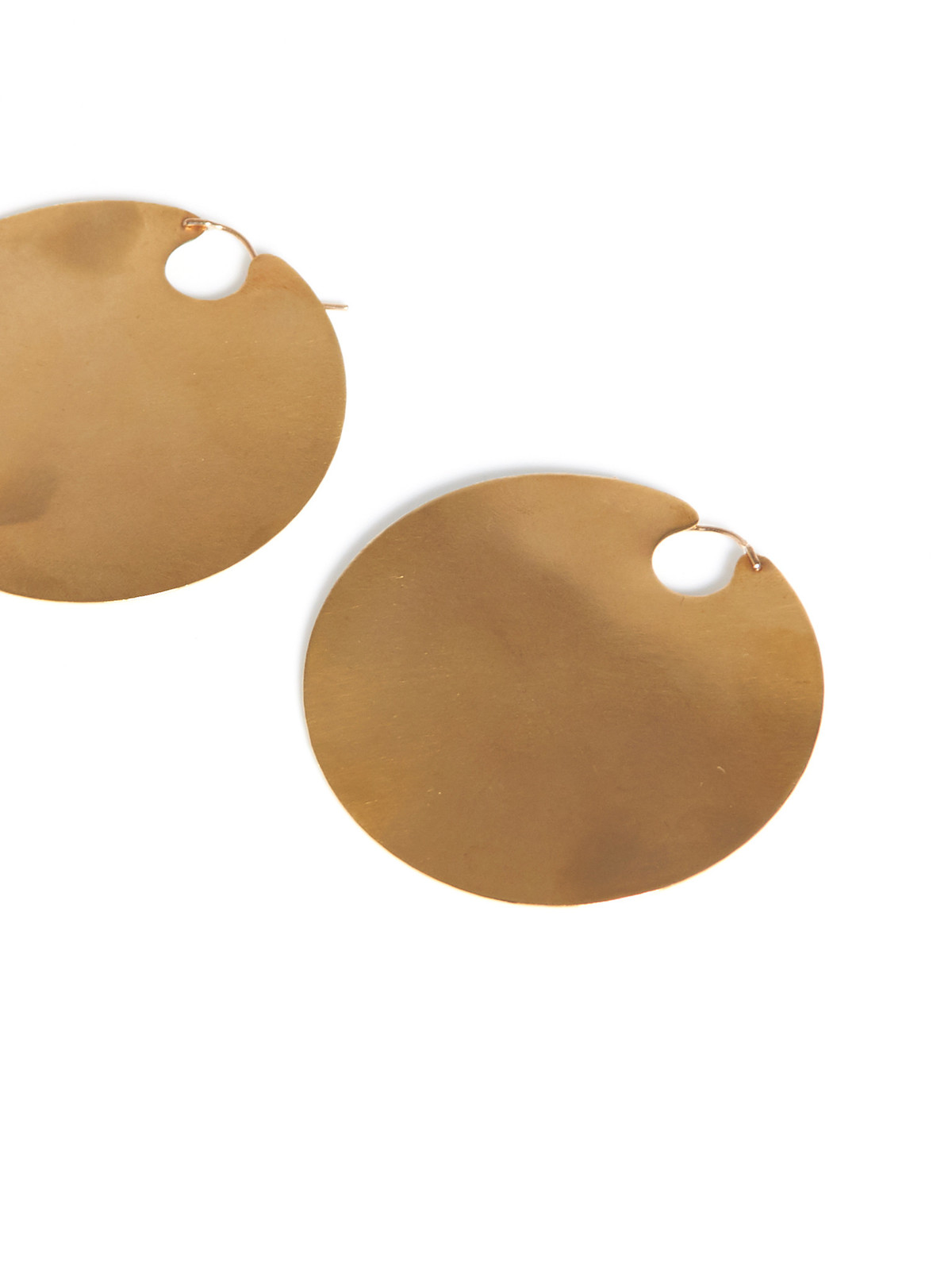 Lila Rice Disc Hoops | Garmentory