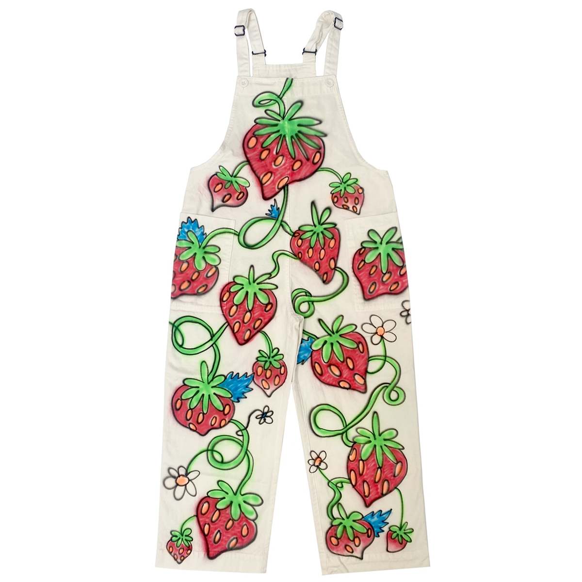 Gentle Thrills X Ali Golden Overalls - Strawberry | Garmentory
