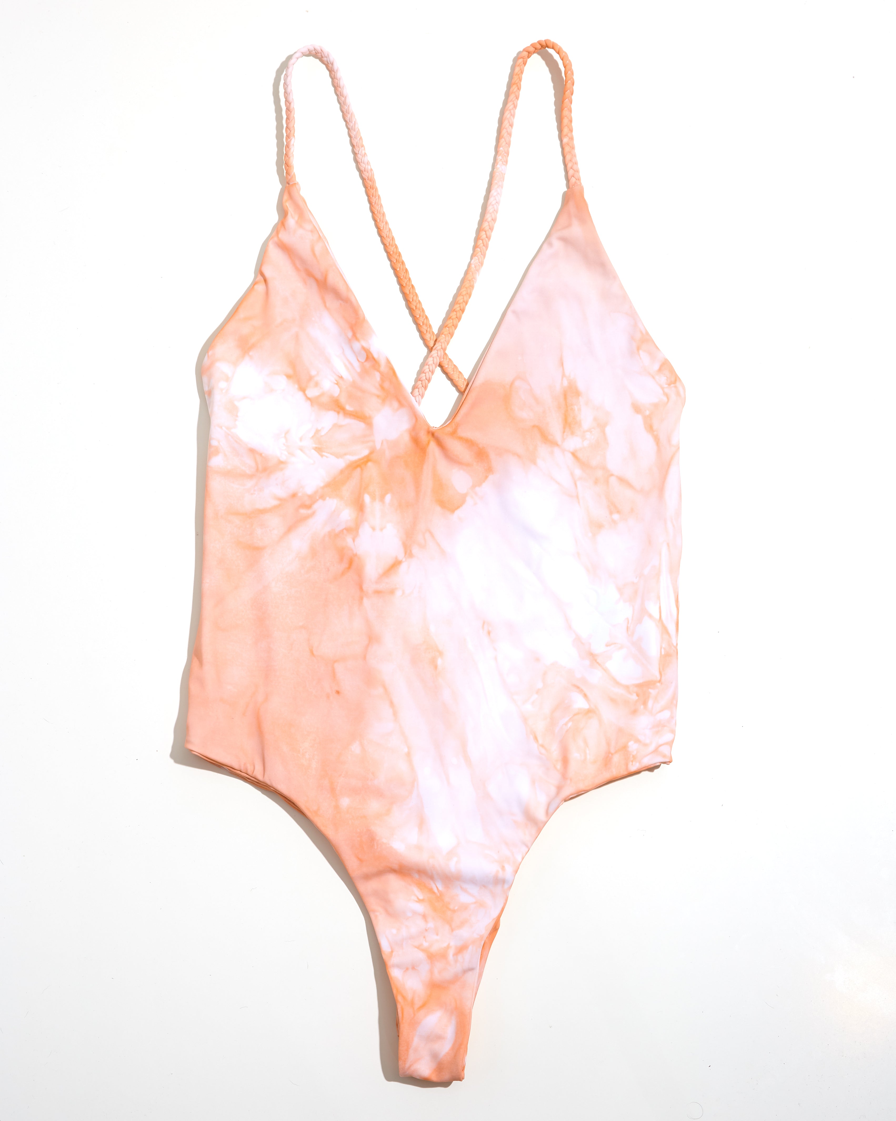 One Piece Swimsuit in Peach | Garmentory