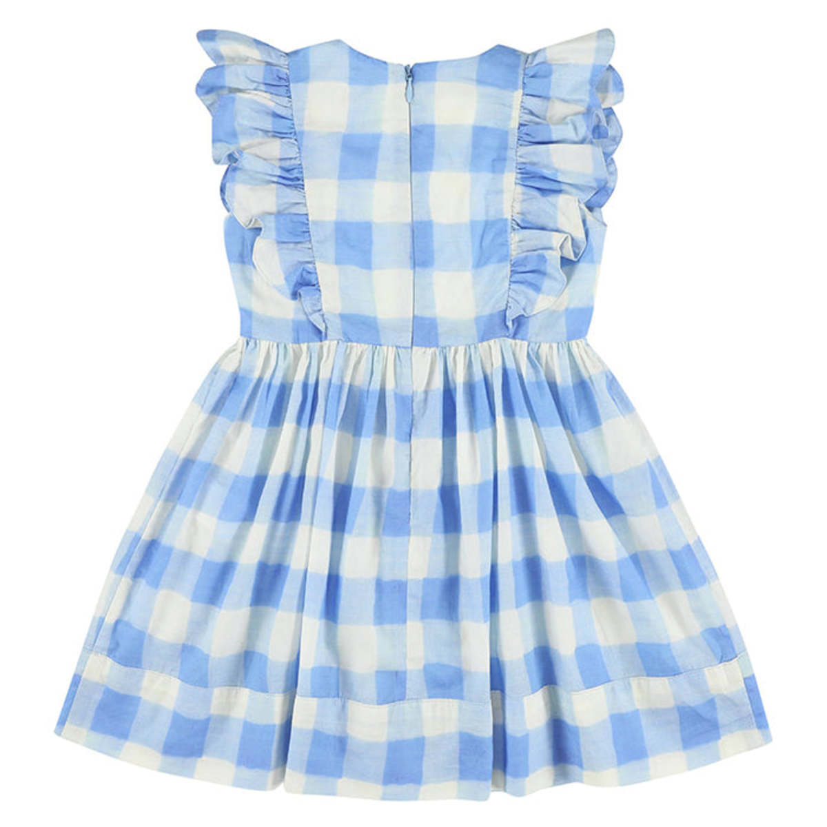 Kids Morley Child Breeze Dress - Blue Gingham | Garmentory