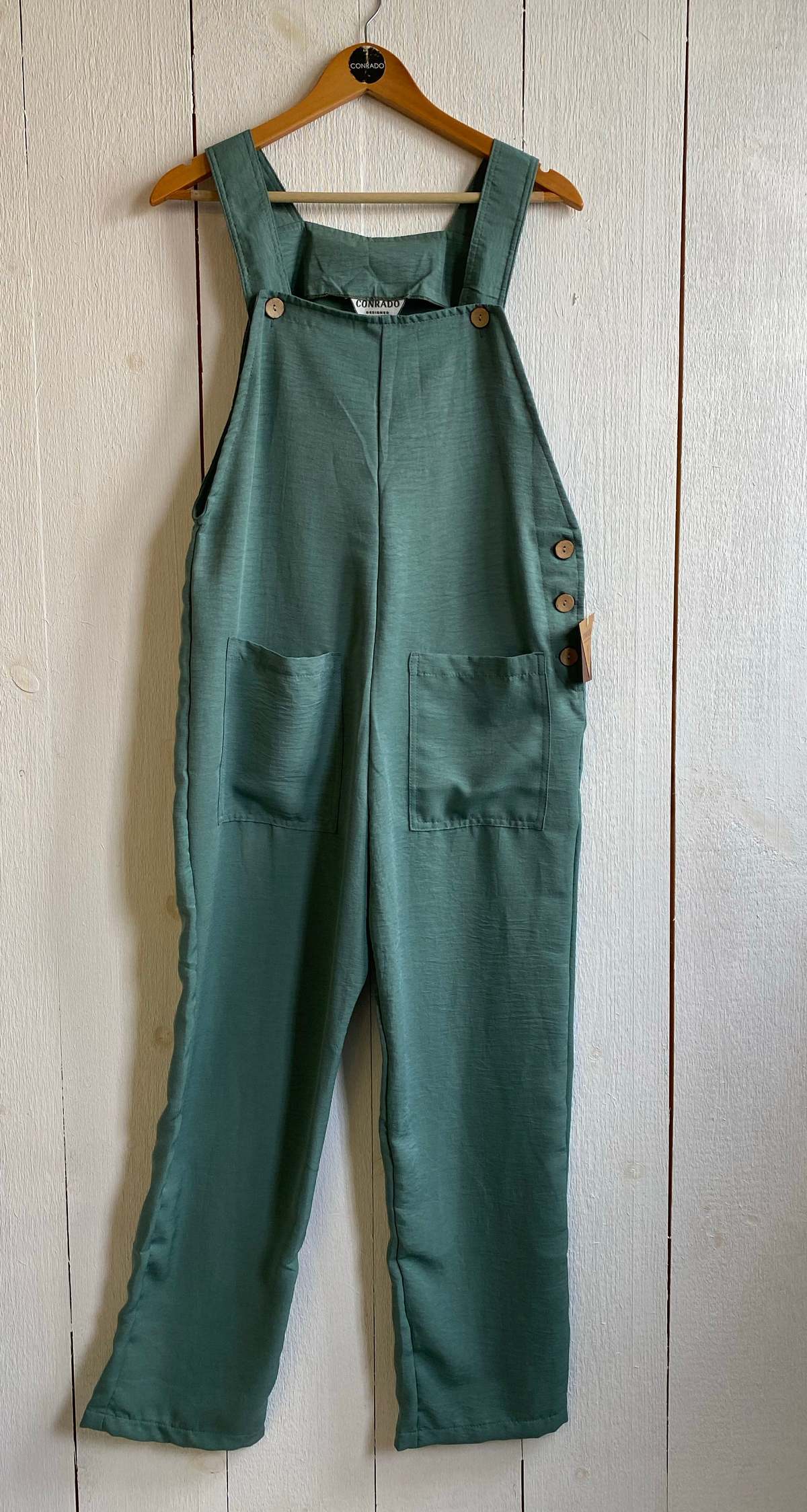 Conrado Nora Overalls - Teal | Garmentory