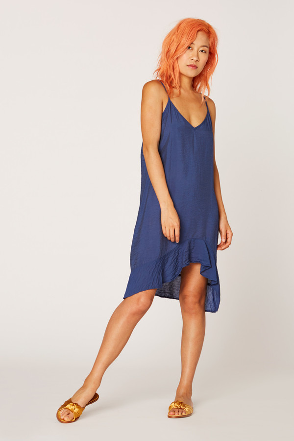 Lacausa Clothing Ruffle Slip Dress | Garmentory