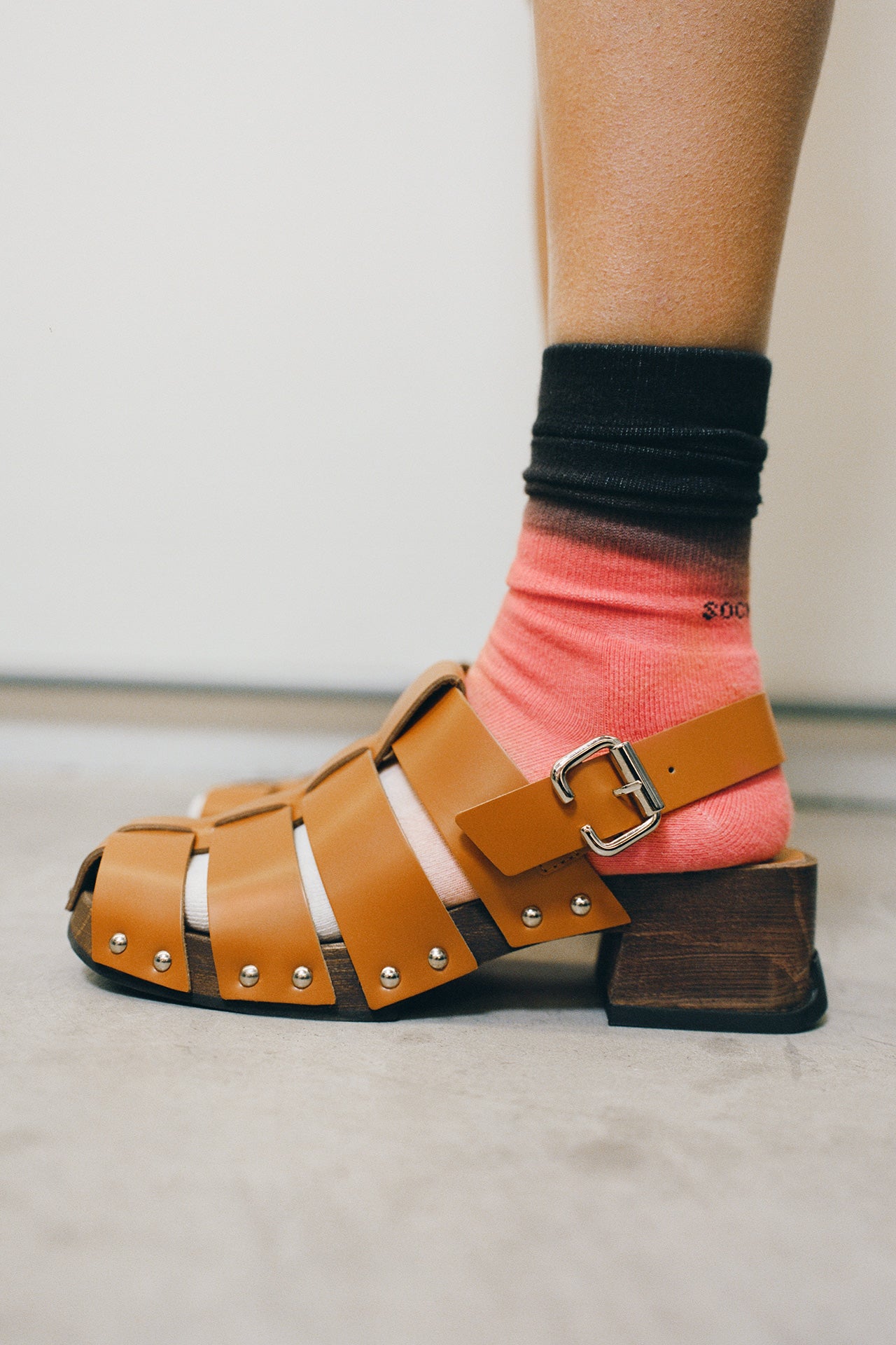 Miista Darline Brick Clogs - Brown | Garmentory