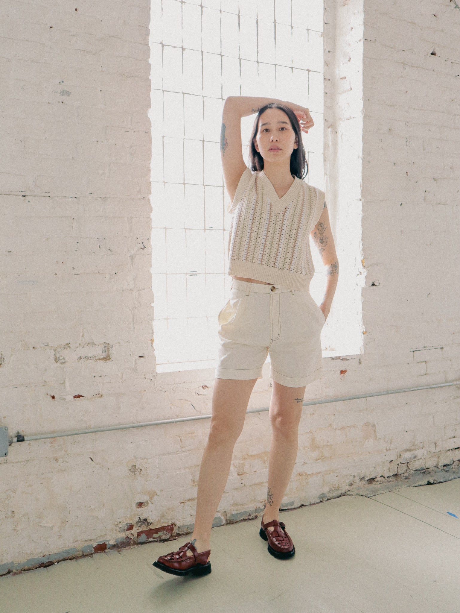 Marvin Ruby Jude Vest - Parchment | Garmentory
