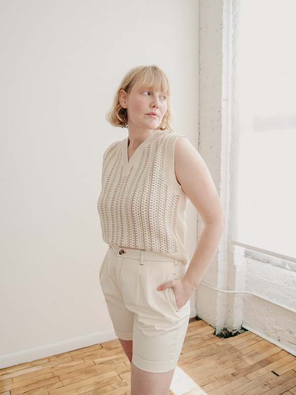 Marvin Ruby Jude Vest - Parchment | Garmentory