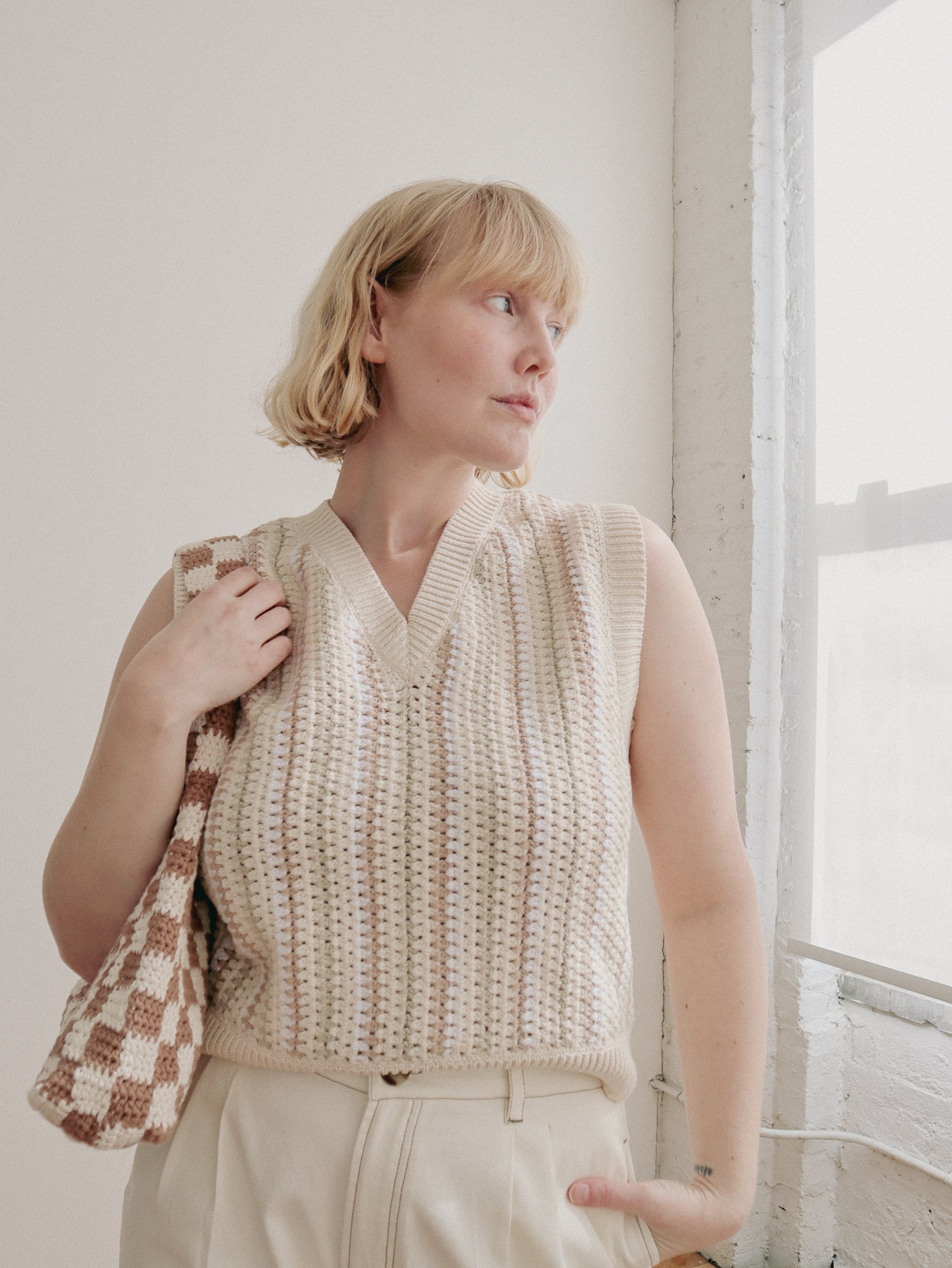 Marvin Ruby Jude Vest - Parchment | Garmentory