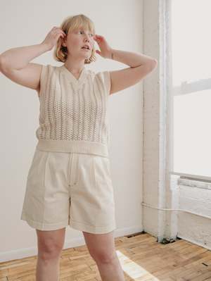 Marvin Ruby Jude Vest - Parchment | Garmentory