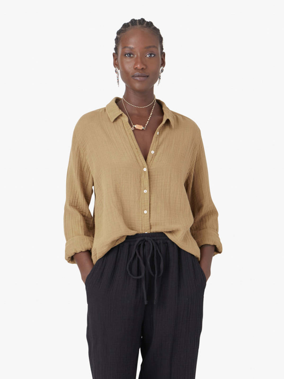 Xirena Scout Shirt - Khaki Sand | Garmentory