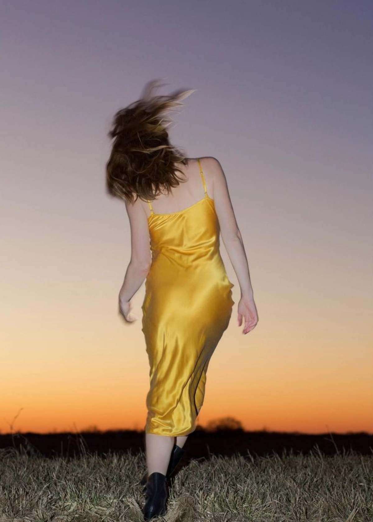 Ocean Prairie Sundrop slip dress- mango | Garmentory