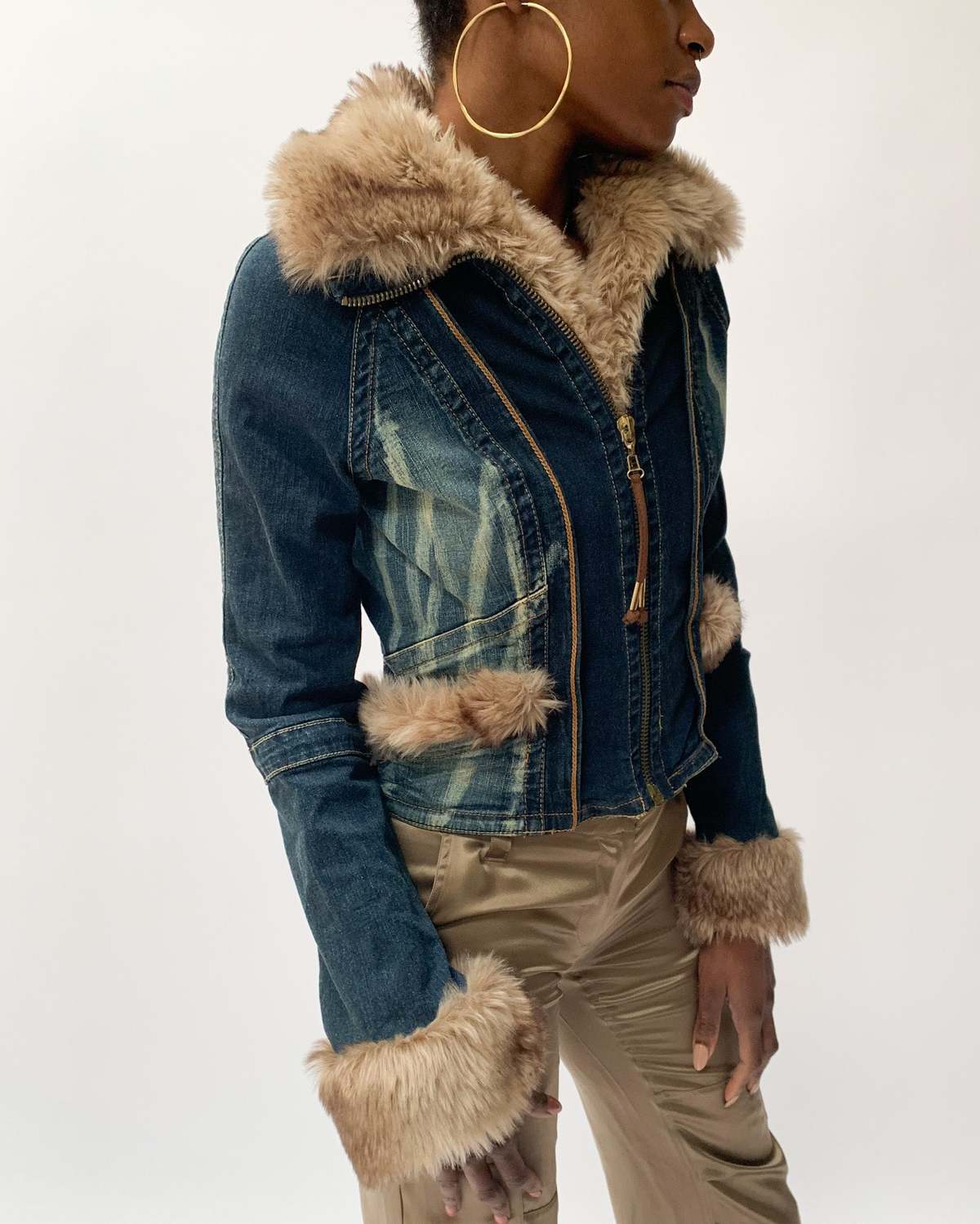 Baby Phat Faux Trimmed Coat | Garmentory