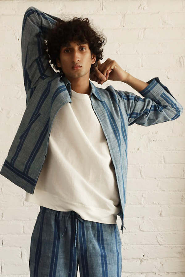 KARDO CRAFT COLLECTION, THE YUTO JACKET - INDIGO | Garmentory