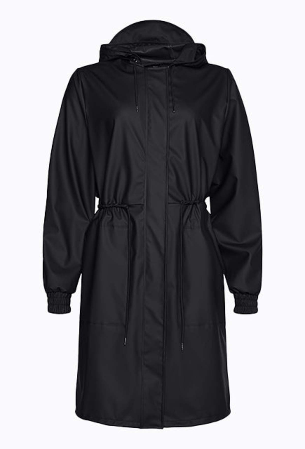 Rains String Parka - Black | Garmentory