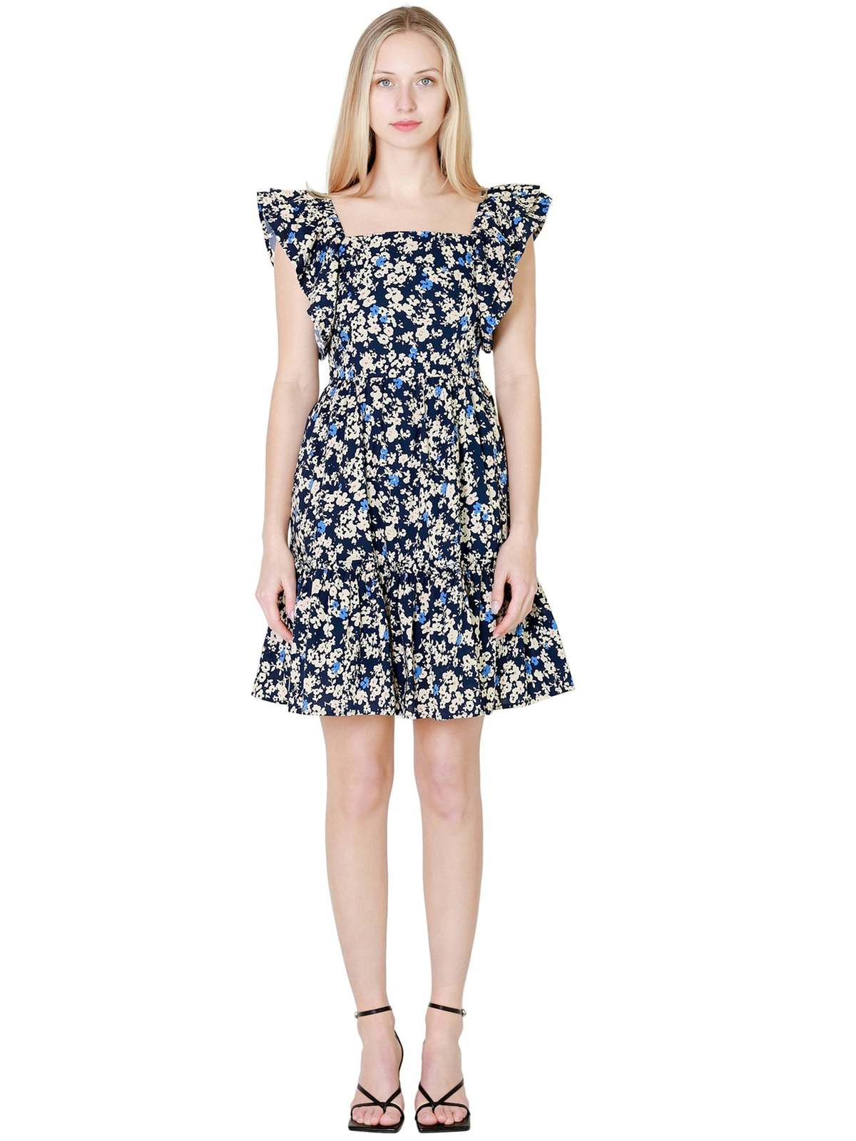 Pinch Floral Midi Dress - Navy Floral | Garmentory