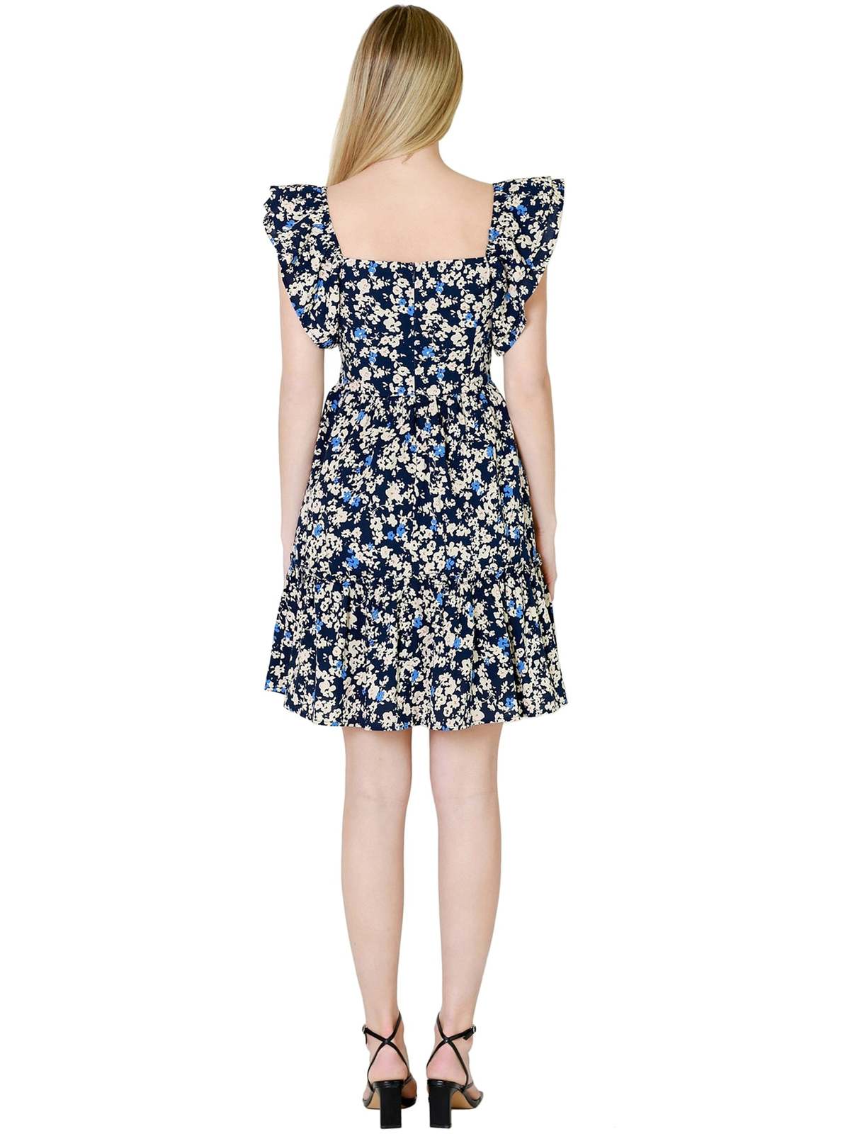 Pinch Floral Midi Dress - Navy Floral | Garmentory